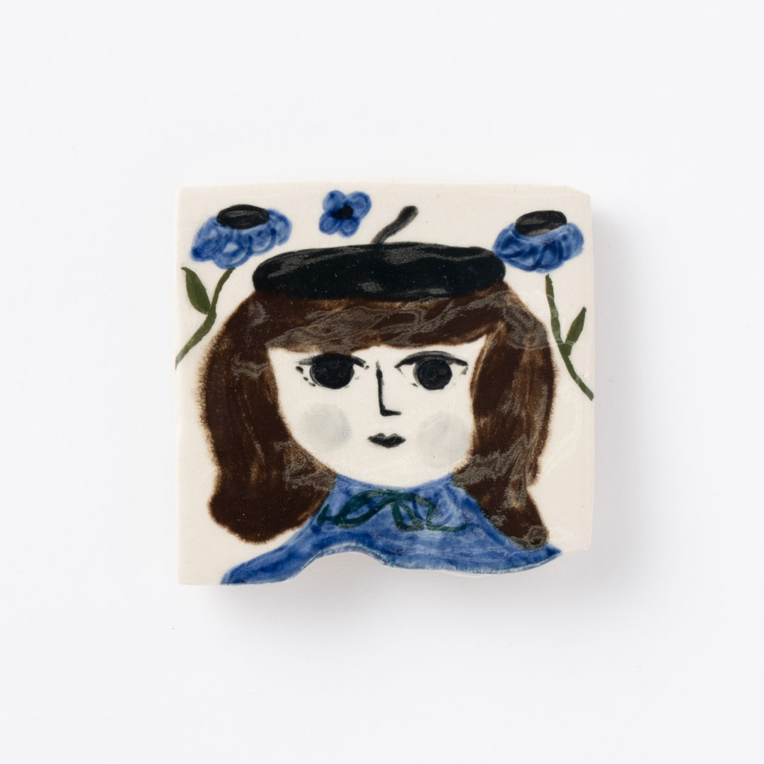 Girl with brown hair